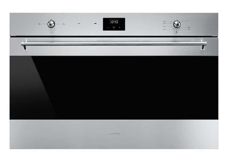 Smeg 90cm Built-in Full Gas Multifunction Oven & Gas Grill, Steel ...